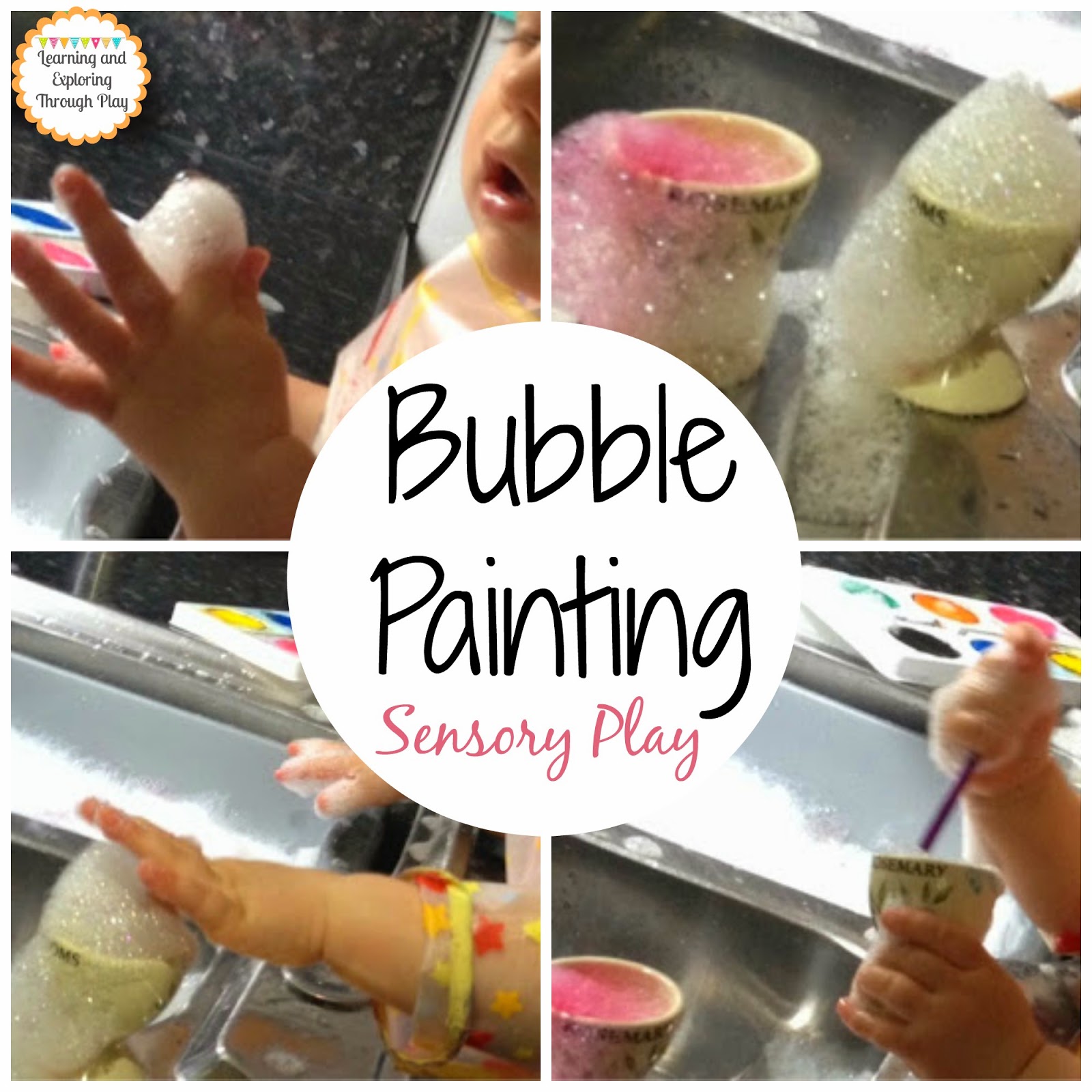Learning and Exploring Through Play: Bubble Painting