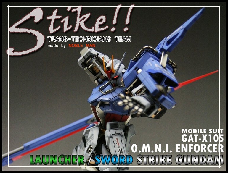 GUNDAM GUY: PG 1/60 Launcher/Sword Strike Gundam - Customized Build