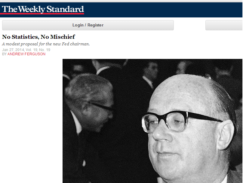 Government and Taxes: John Cowperthwaite, Statistics and Central Planning