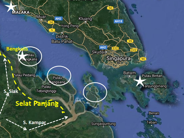 Poestaha Depok: Sejarah Riau (24): Selat Panjang, Diantara Muara Sungai ...