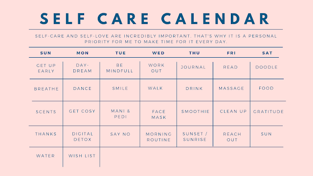 Self Care Calendar Ideas by Lagom Berlin