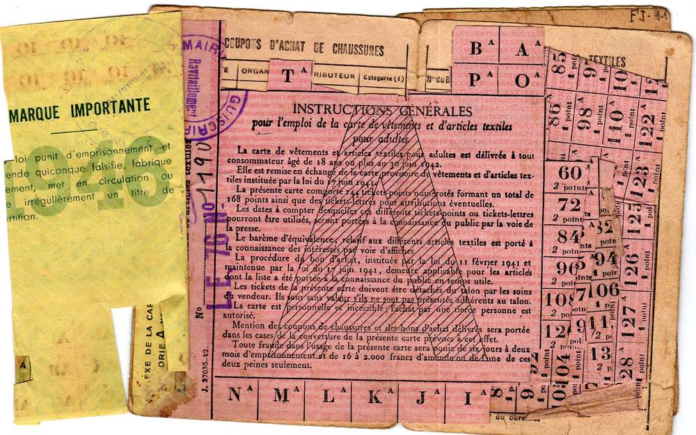 Comment utiliser sa carte de rationnement