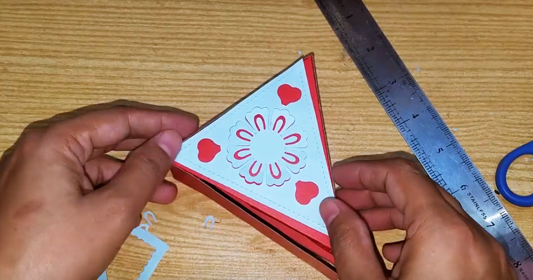 DIY Triangular Candy Box Making Tutorial