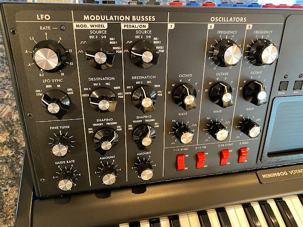 MATRIXSYNTH: Moog MiniMoog Voyager Electric Blue Edition SN EB2573