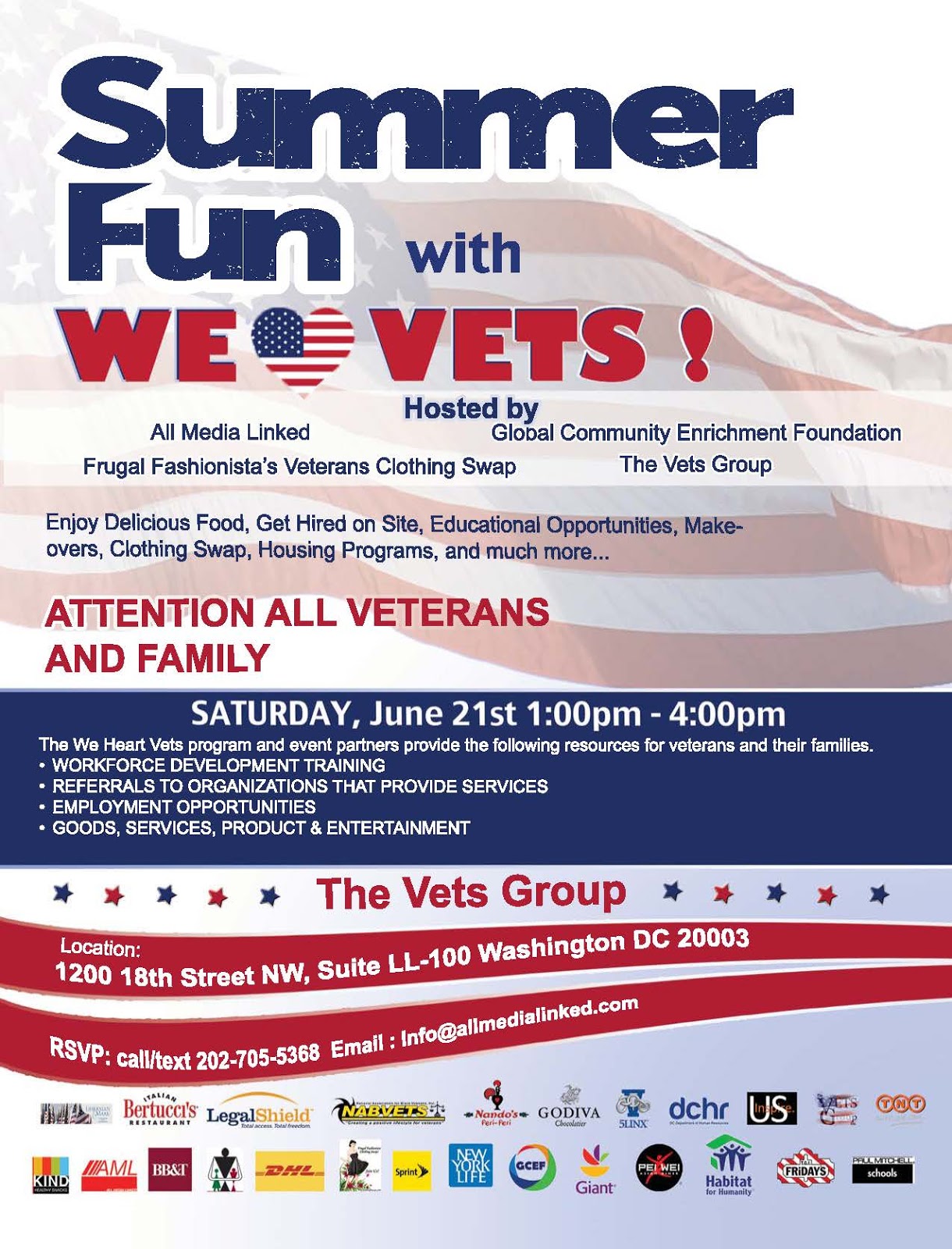 All Media Linked Flash News and Events: SUMMER FUN WITH WE HEART VETS ...