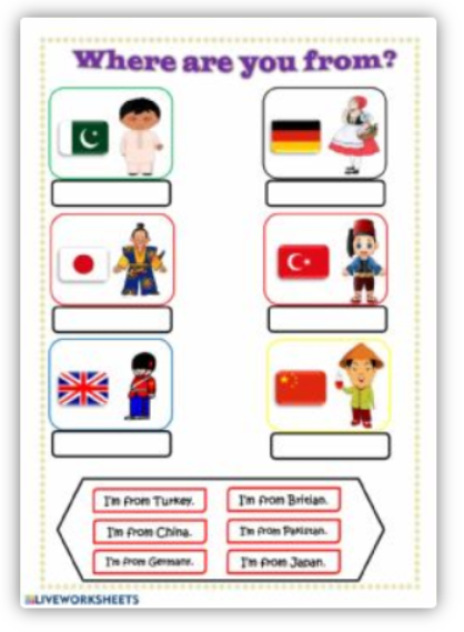 5th May.ENGLISH Fichas interactivas para practicar Unit 8. Where are ...