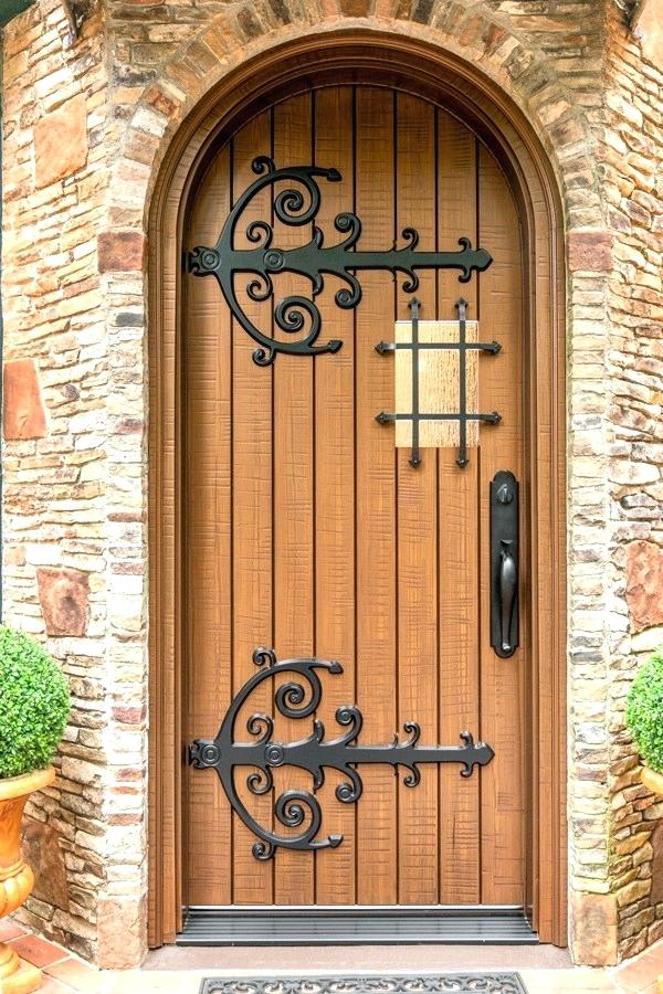 35 meilleures model porte principale en bois moderne