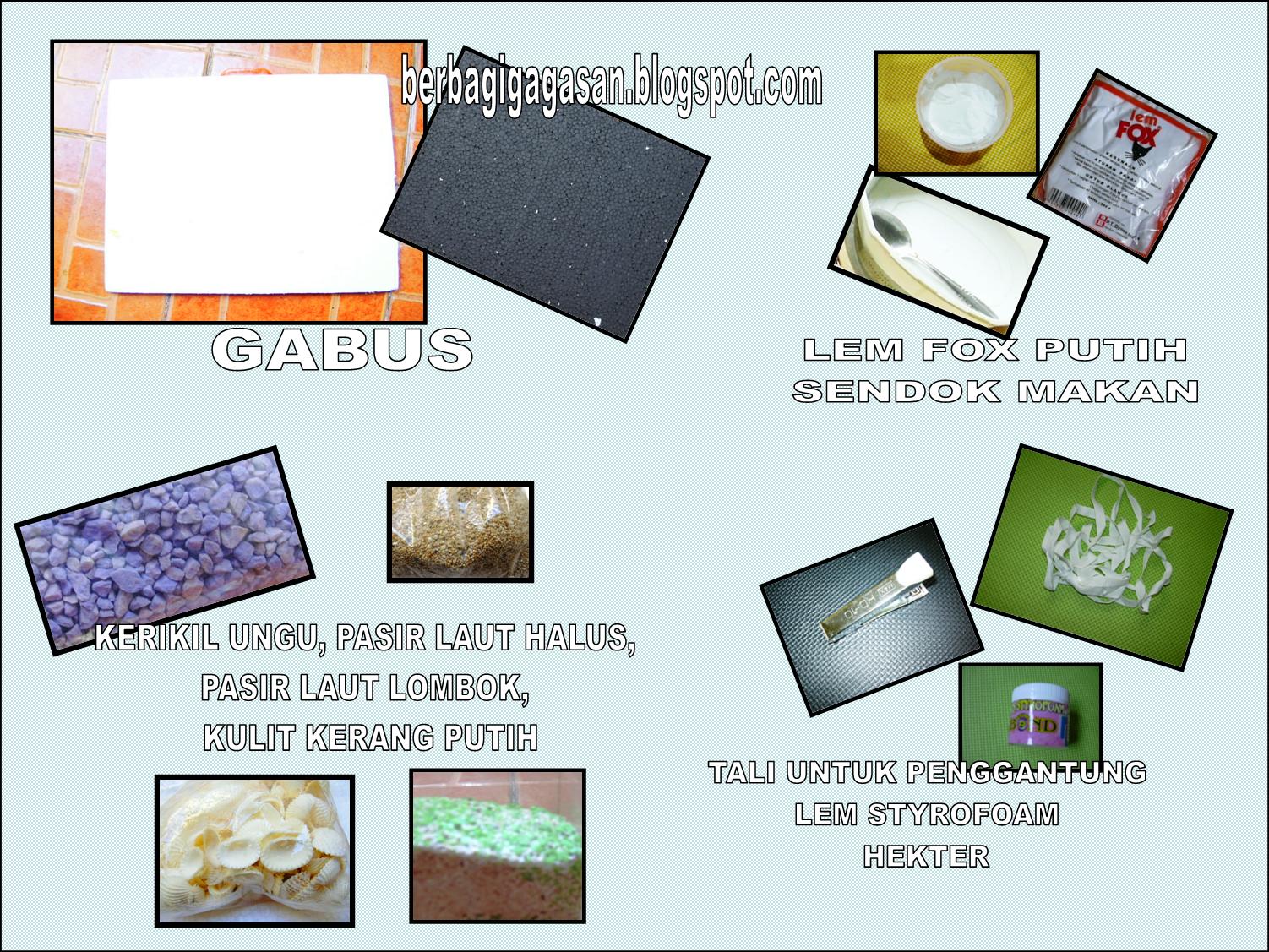 berbagi gagasan: STEP BY STEP HIASAN DINDING Gabus/styrofoam bekas ...