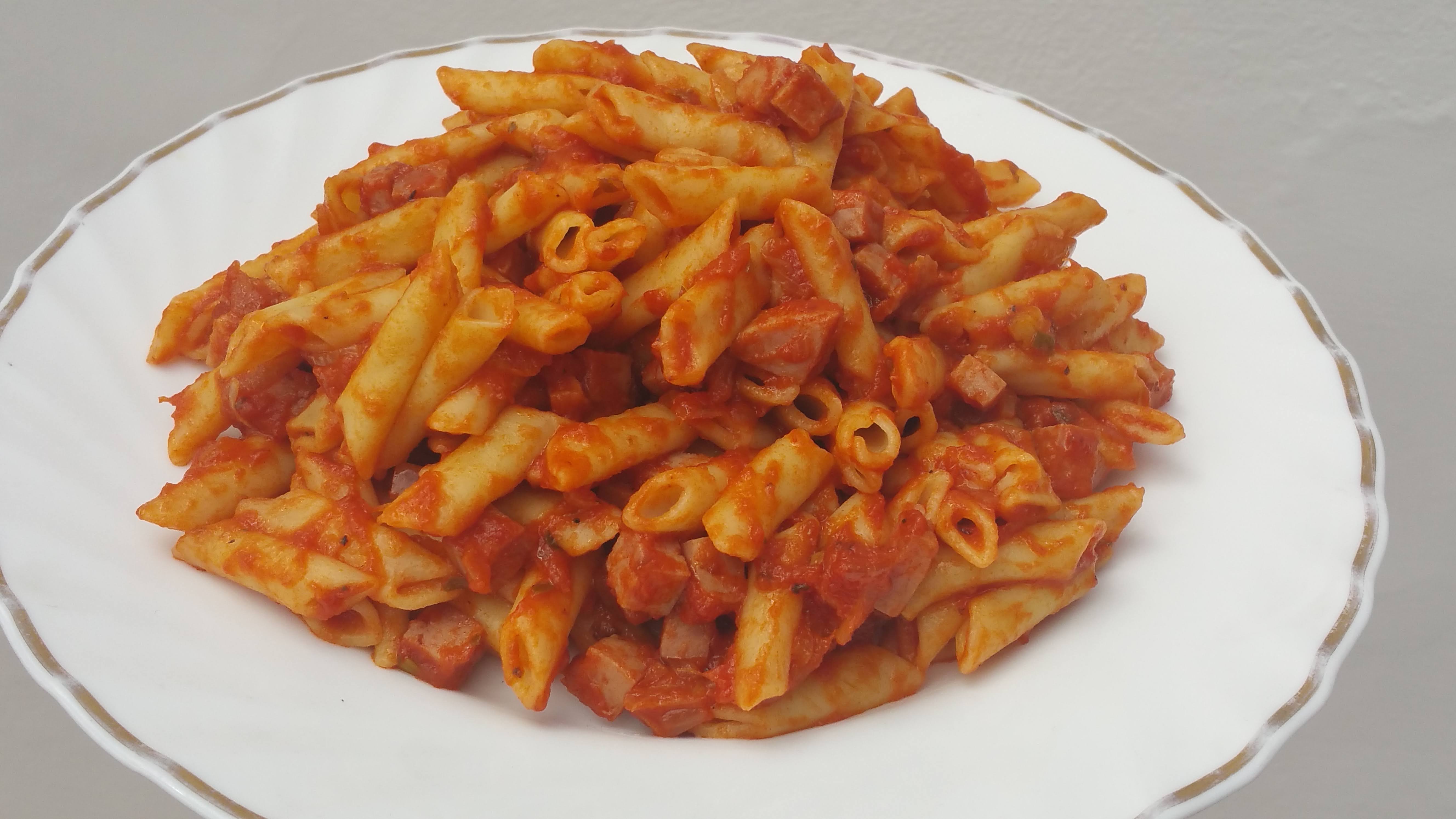 Luzmary y sus recetas caseras: MACARRONES CON JAMÓN COCIDO ( GRAN ...