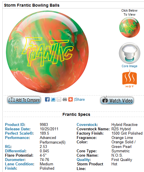 Storm is my name and bowling is my game: Storm Bowling Balls