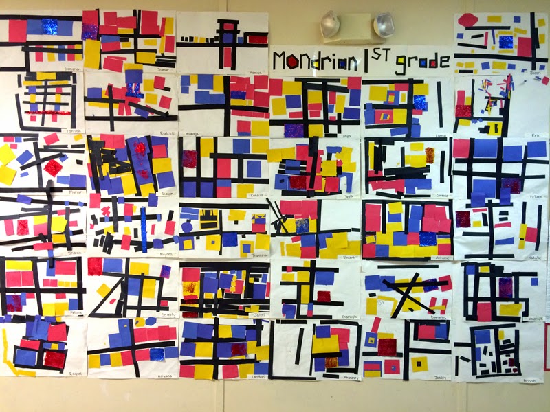 Little Cleveland Artists: First Grade Piet Mondrian