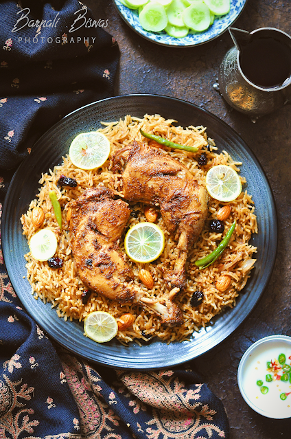 Arabic Chicken Mandi | Smokey Chicken & Rice - Curries & Stories