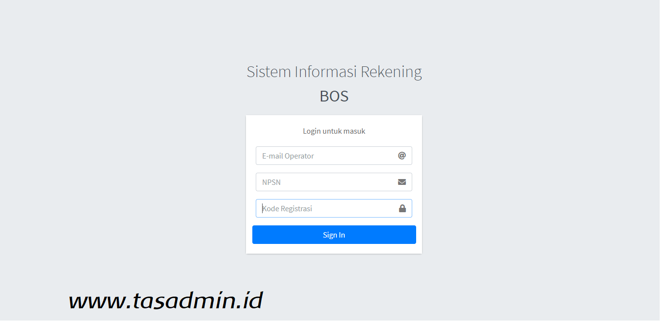CARA LAPOR DANA BOS ONLINE LOGIN SSO DAPODIK - tasADMIN