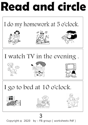 Download ( Read and circle worksheet ) free pdf file part 3