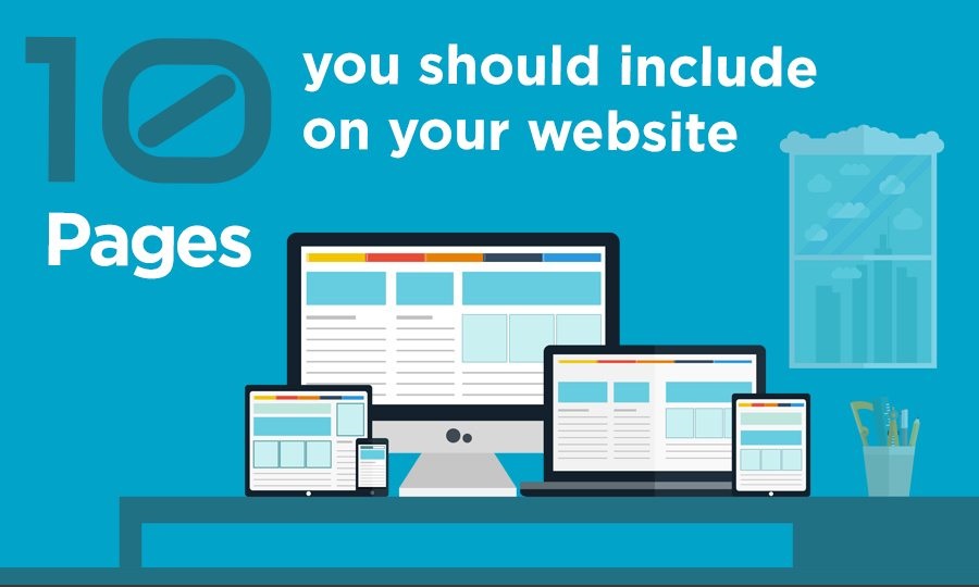 10 Pages You Should Include on Your Website [infographic] / Digital ...