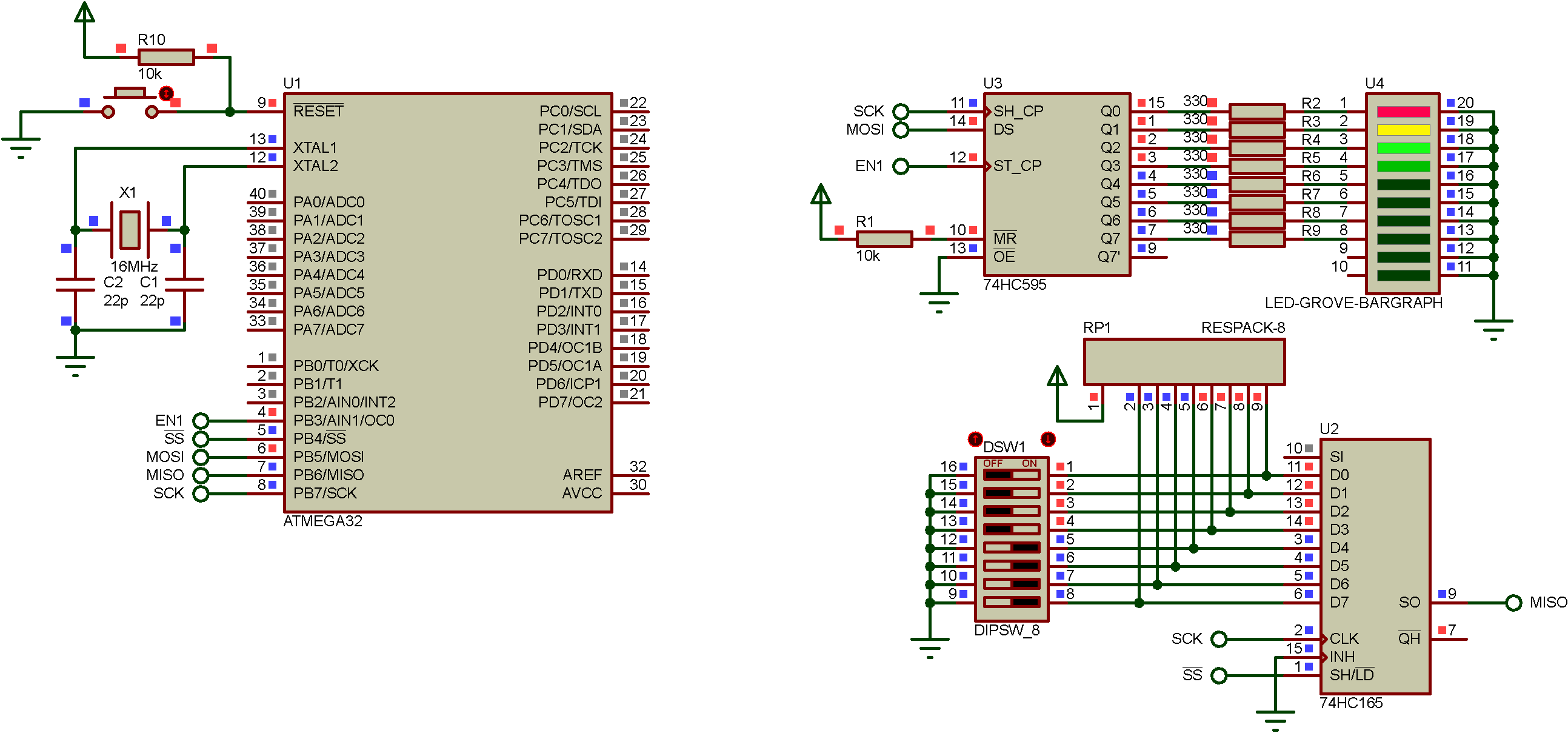 74hc165 Shift Reg Input Ino Wokwi Arduino And Esp32 S