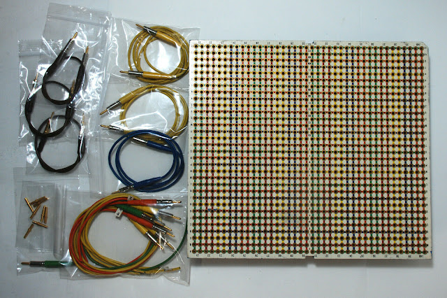 MATRIXSYNTH: Pin Matrix Patch Bay Panel & Cables For DIY Modular Synth ...
