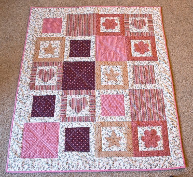 Purely Handmade: Baby Girl Crib Quilt