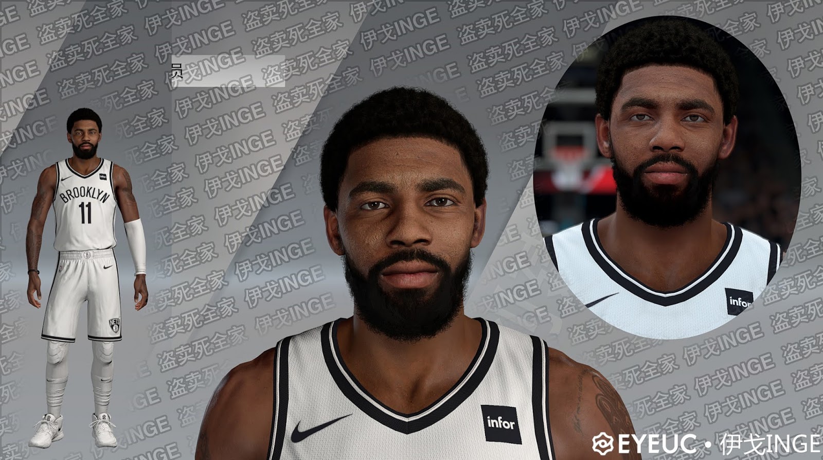 Kyrie Irving Cyberface, Hair and Body Model 4 Version By Igo Inge [FOR ...