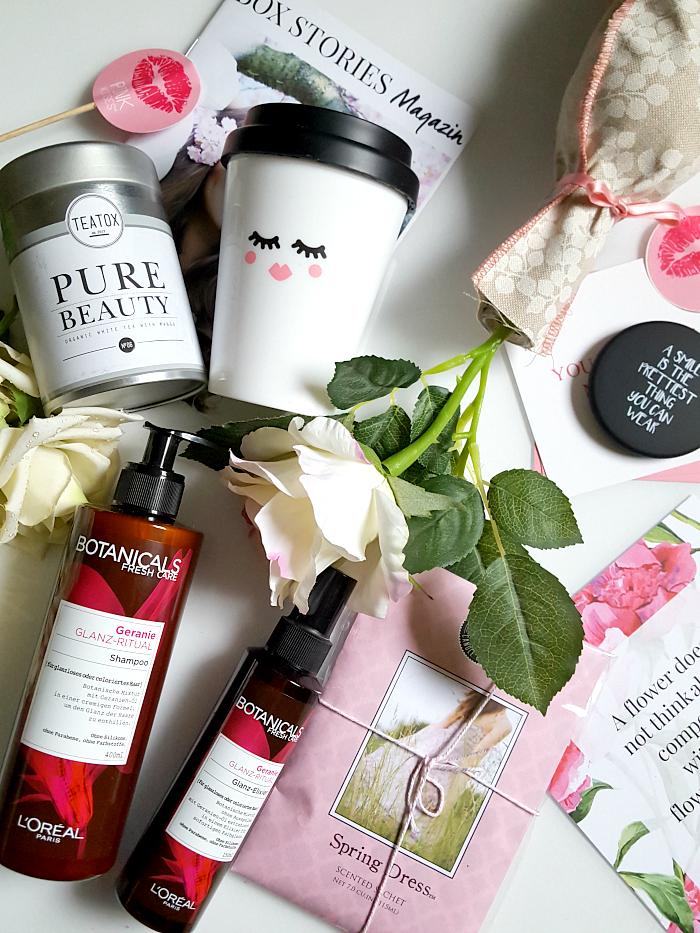 Unboxing: Box Stories by gofeminin - Just Bloom Neue Lifestyle Abo Box ...