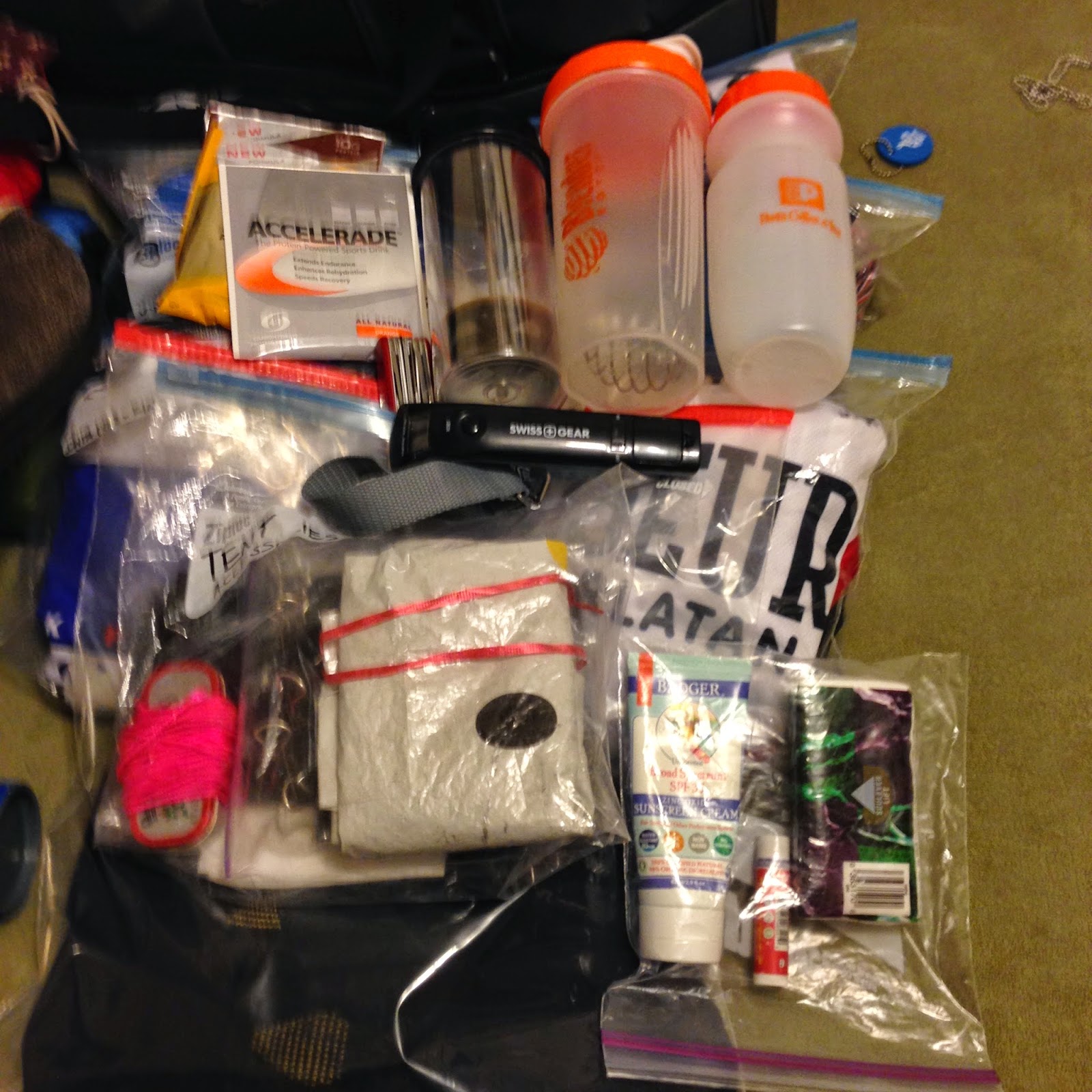 Art's AIDS/LifeCycle Journey: Art's ALC Packing List