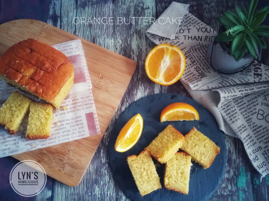Kek Oren / Orange Butter Cake | LYN'S HOMELICIOUS