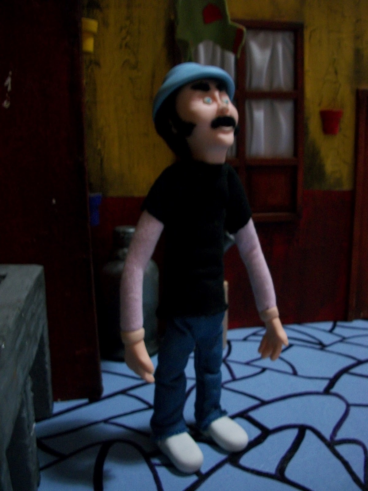 BRUJOLANDIA juguetes de epoca: muñeco articulado de don ramon para stop ...