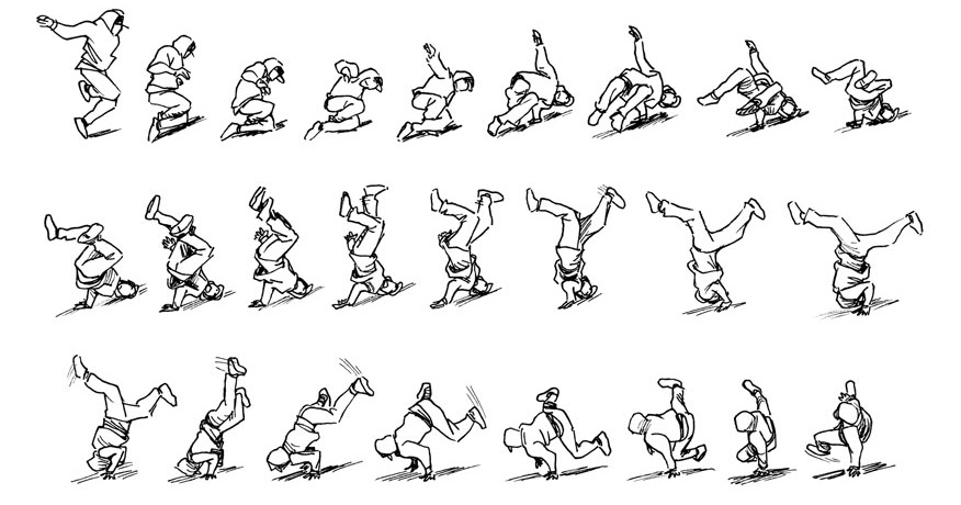 Drawn-Out Days: Breakdancer Sequence
