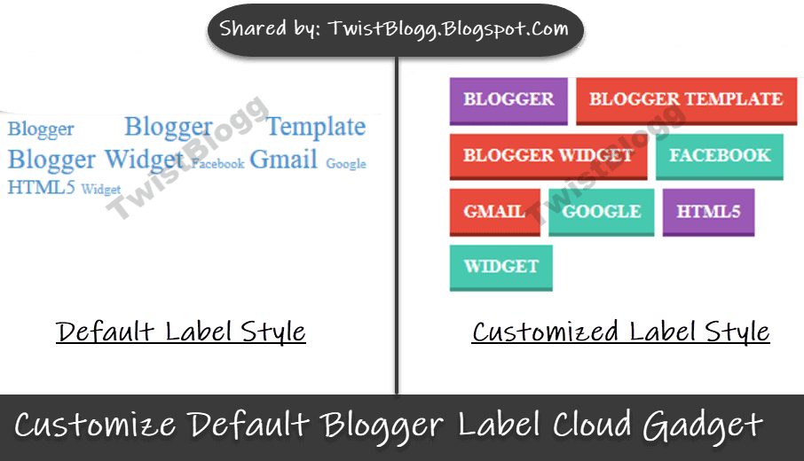 Customize Default Label Cloud Gadget in Blogger - TwistBlogg