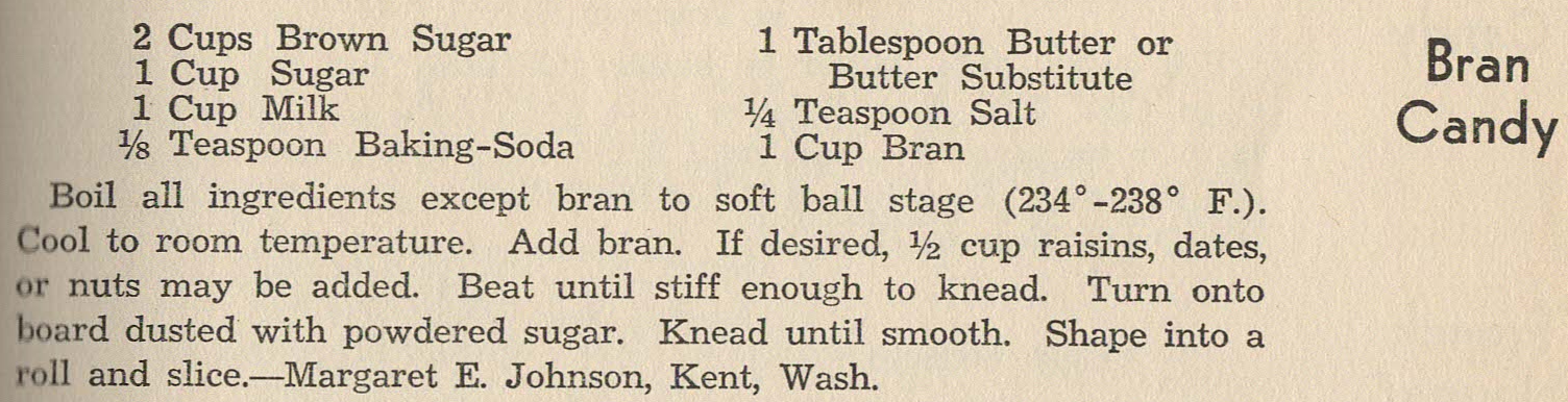 Grannie Pantries: Brantastic candy, and other disappointments