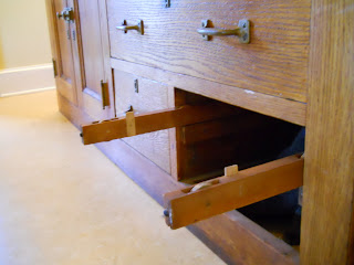 Spit & Vinegar: Antique drawer slides