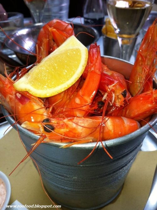 Roo Food: Bucket of Prawns