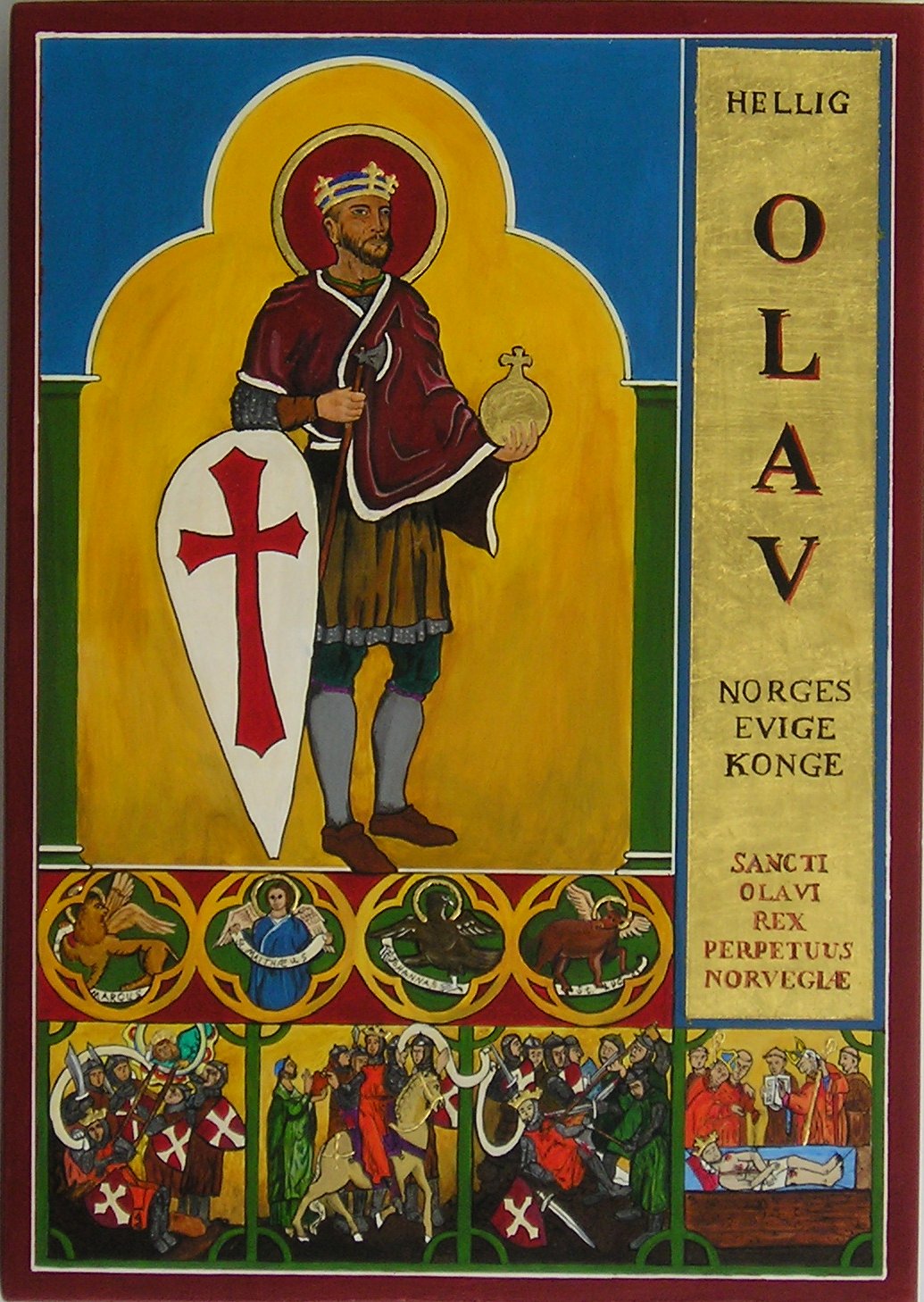 Keith E.O. Homstad Icons: Icon preparations - Advent 2011 show at ...