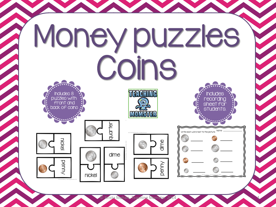 Math Madness Wednesdays: Money, Money, Money | Teaching Momster