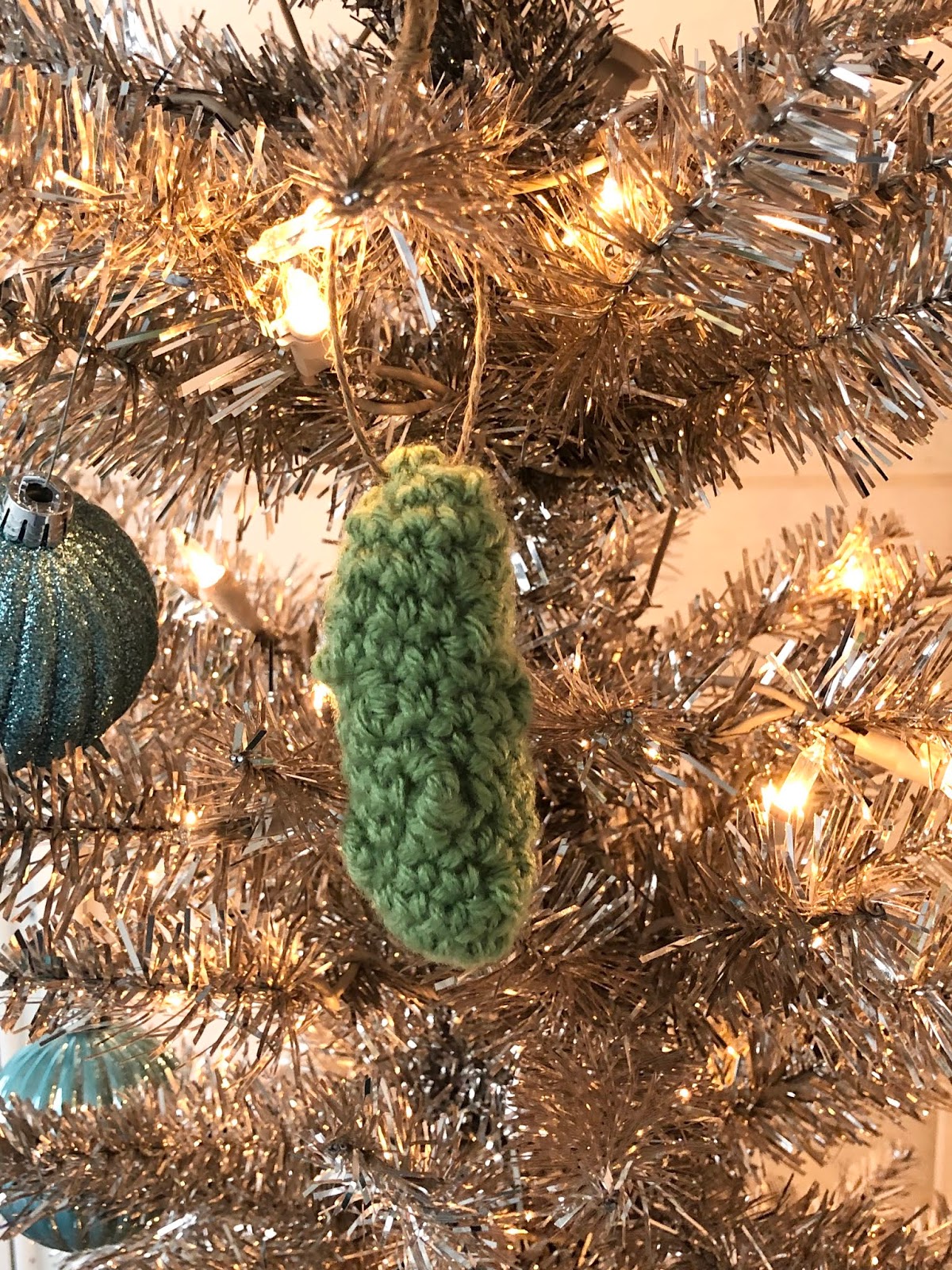 Crochet Happens Christmas Pickle Ornament crochet-happens-christmas-pickle-ornament