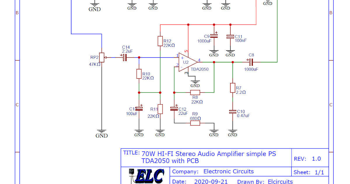 * Eletrônica Átomo: Circuito esquema amplificador HI-FI Stereo com CI ...