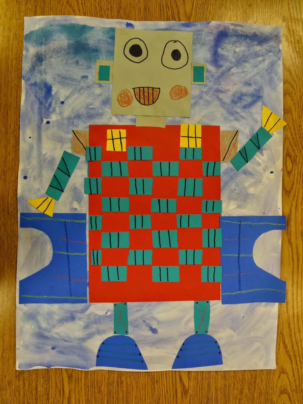 2nd grade Giant Robot Collage