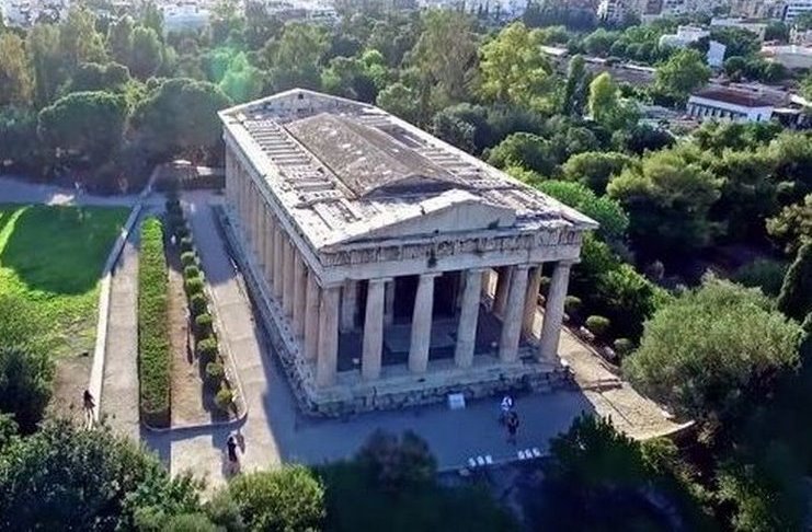 O Ναός του Ηφαίστου - Δείτε πως ήταν στην αρχαιότητα σε μια εκπληκτική ...