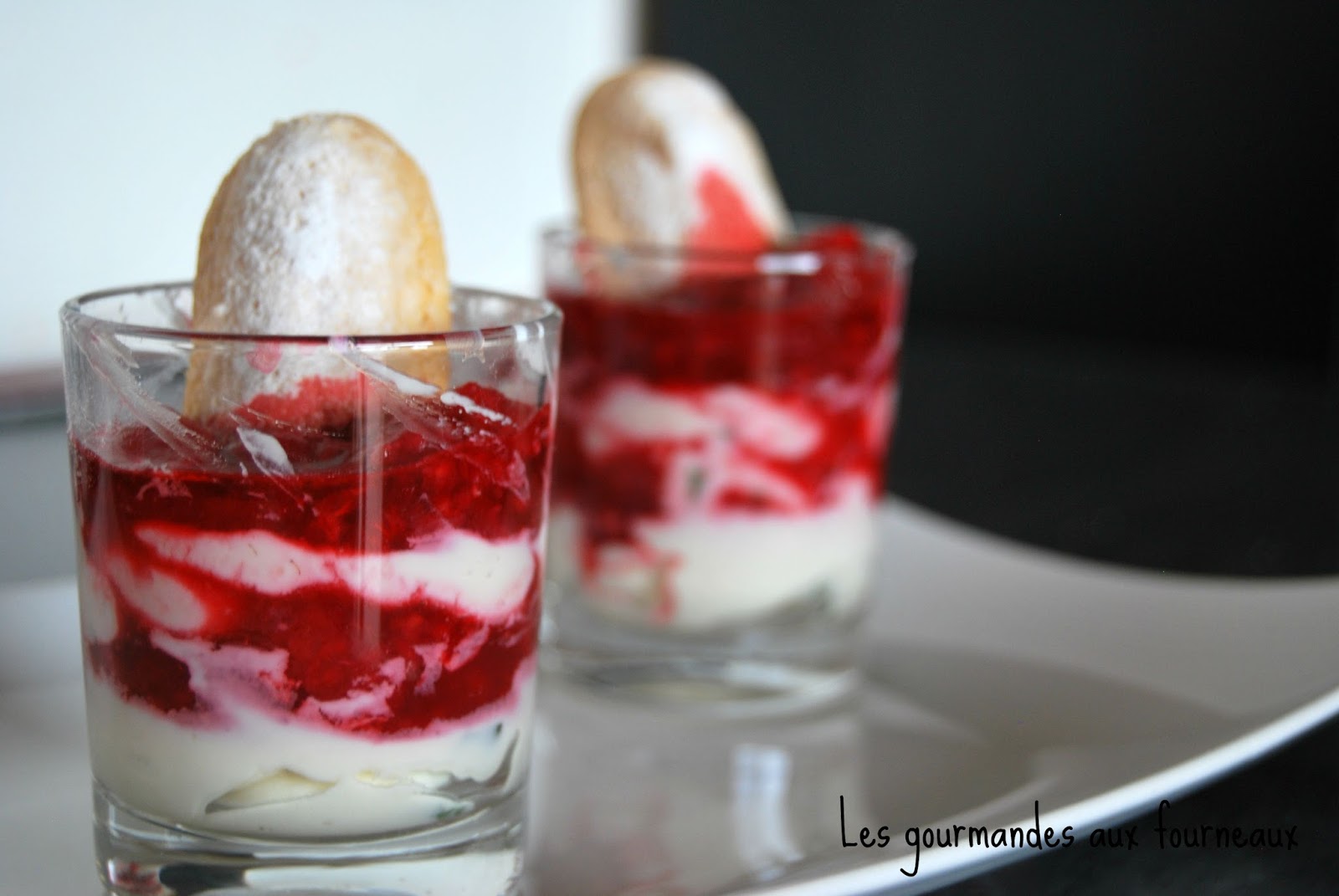 Les gourmandes aux fourneaux: Verrines à la mascarpone - basilic et aux ...