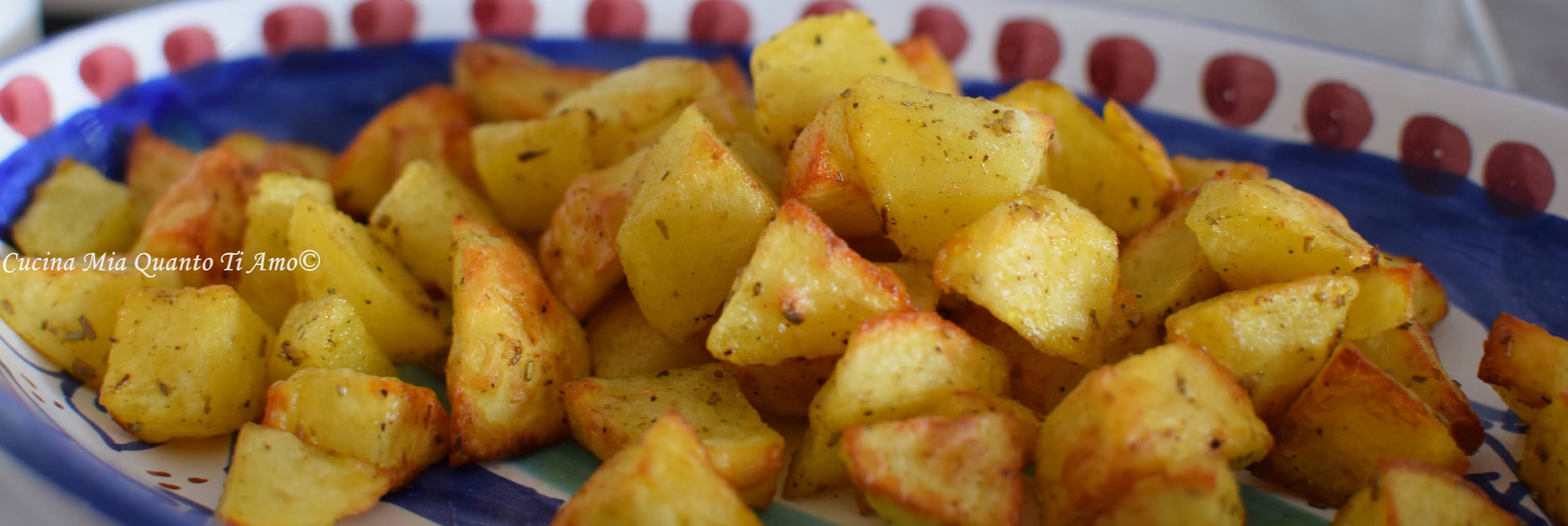 Patate a cubetti nella friggitrice ad aria - Cucina Mia Quanto Ti Amo