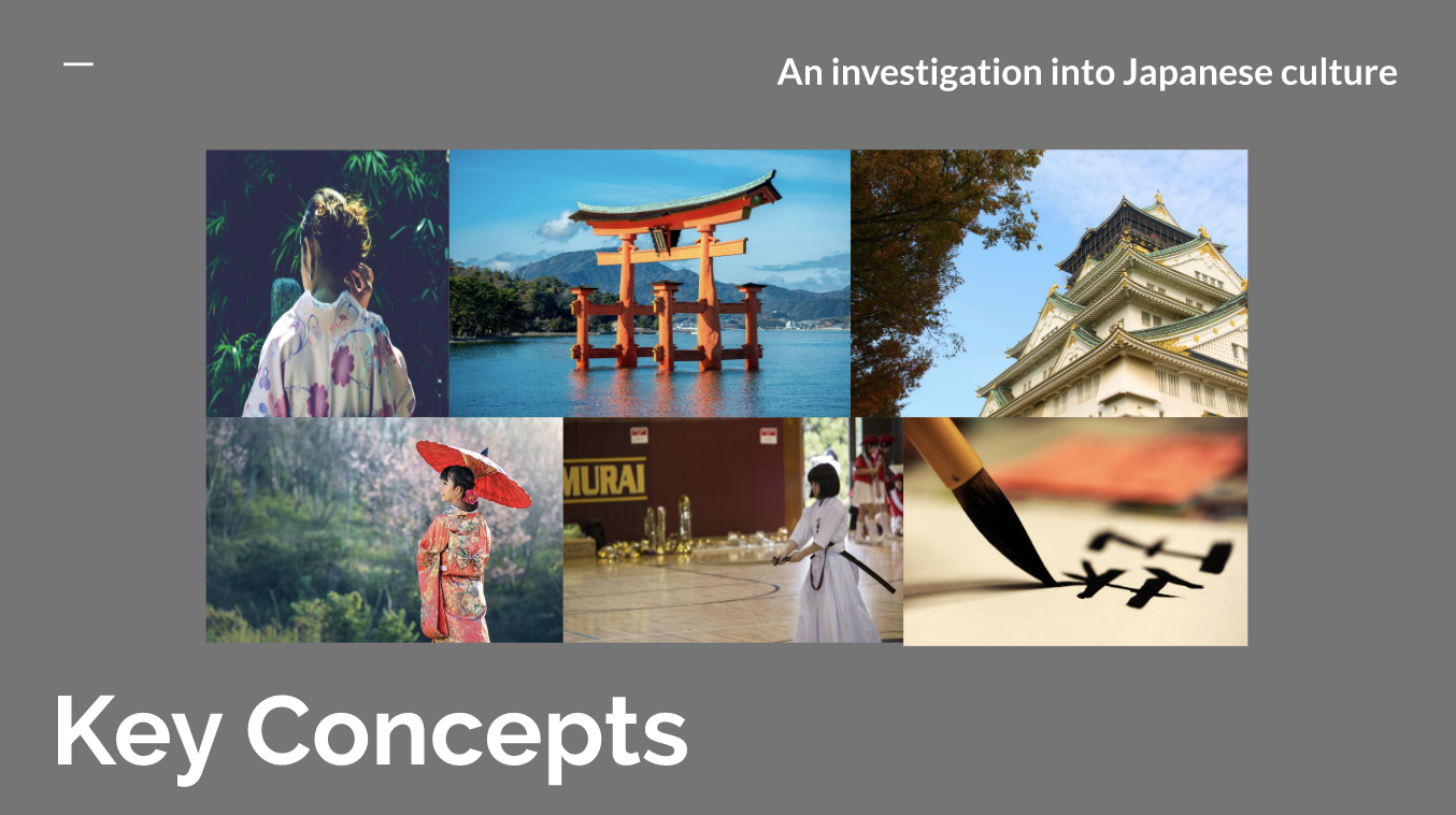 Key Concept Study: Japanese Culture