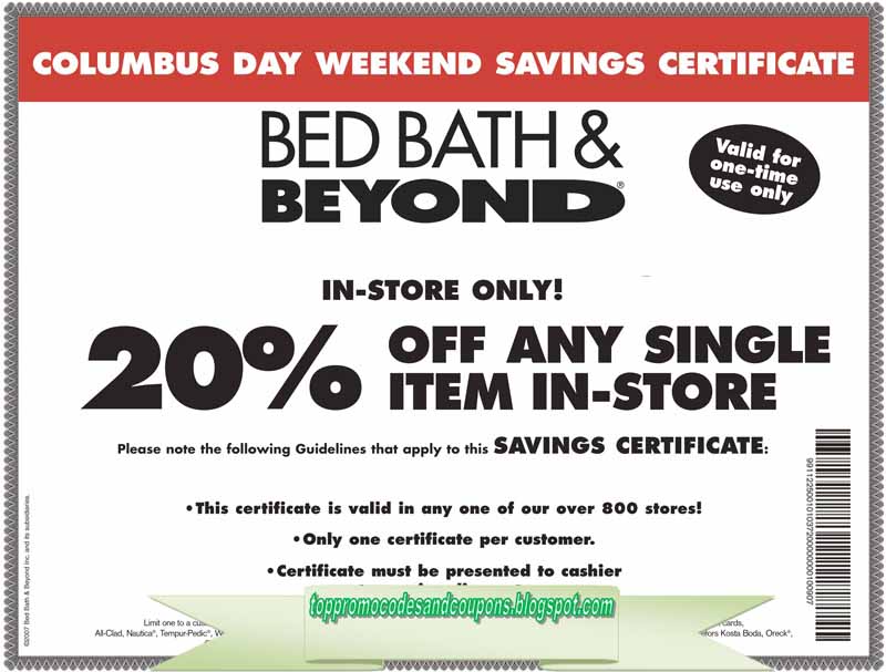 Free Promo Codes and Coupons 2023: Bed Bath and Beyond Coupons