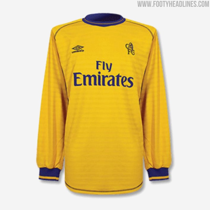 Comeback For 21-22: Chelsea's Yellow Kit History - Footy Headlines