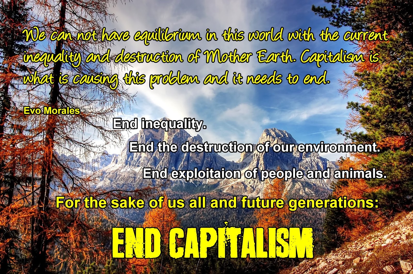 Socialist Courier: We Must Abolish Capitalism