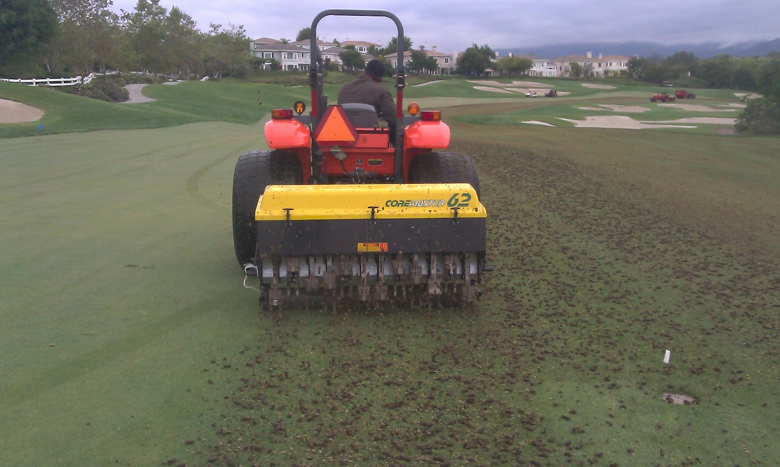 Coto De Caza Golf Course Maintenance: South Fairway Aerification