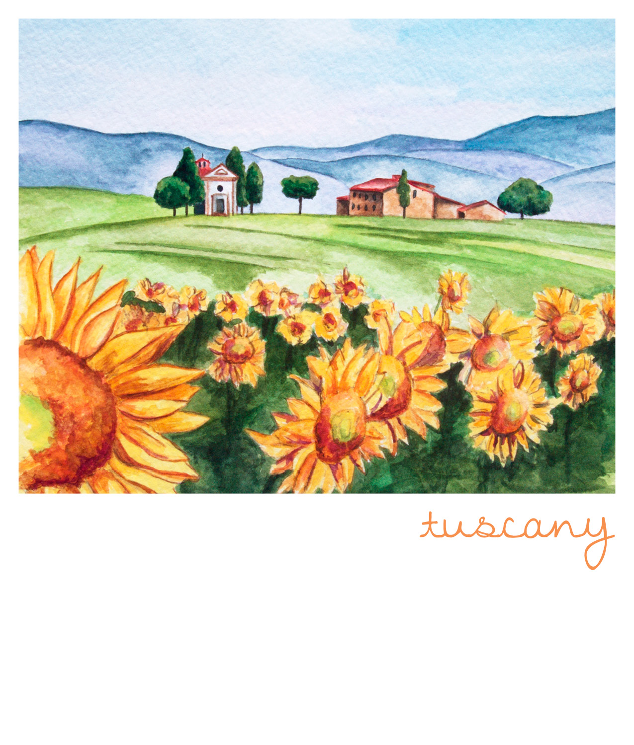 Our Days in Italy and Beyond: Tuscany Painting
