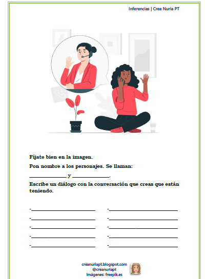 Crea Nuria PT: INFERENCIAS CON IMÁGENES