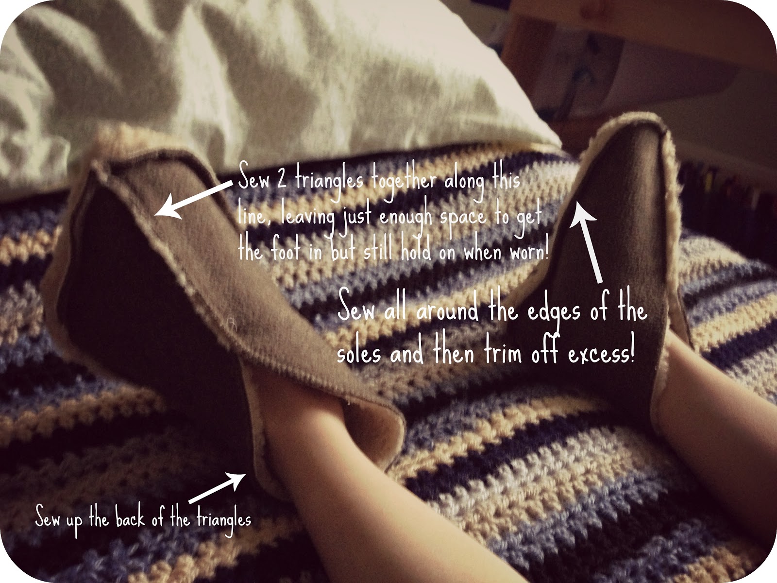 Revive Revamp Remake: How to make handmade slippers in under an hour...
