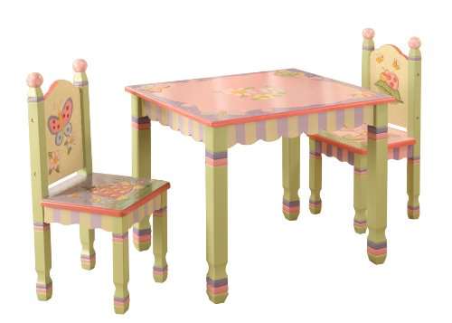 Teamson Girls Table and Chairs Set - Magic Garden Room Collection ...