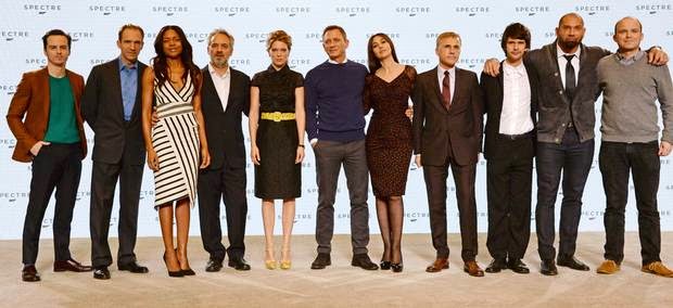 007 TRAVELERS: "SPECTRE" CAST AND CREW